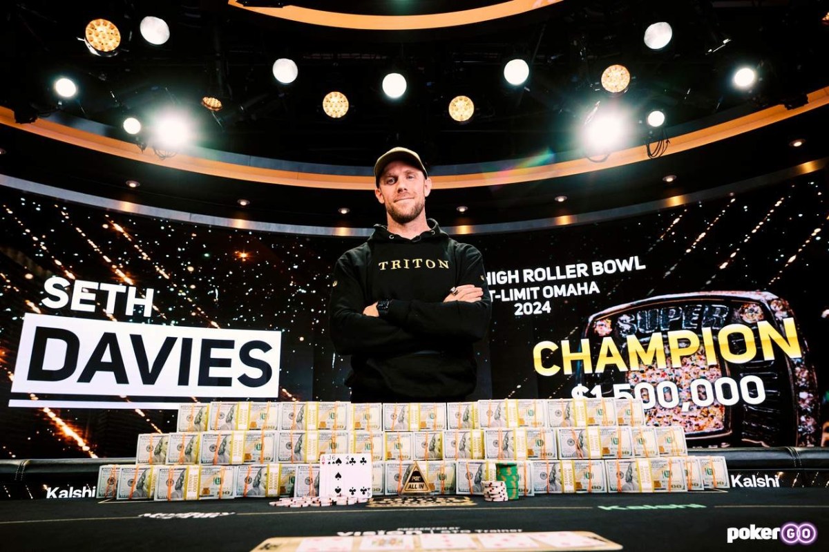 Seth Davies remporte le Super High Roller Bowl à 100 000 $ Pot-Limit ...